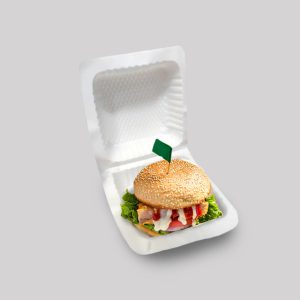 PP Plastic White Burger Pack - Dokanpat